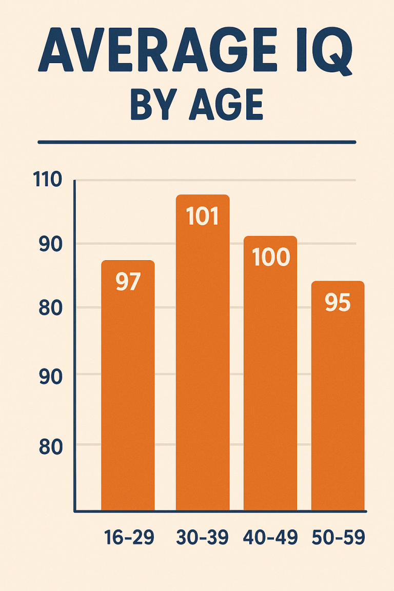 What Is the Average IQ by Age? A Breakdown from Childhood to Adulthood