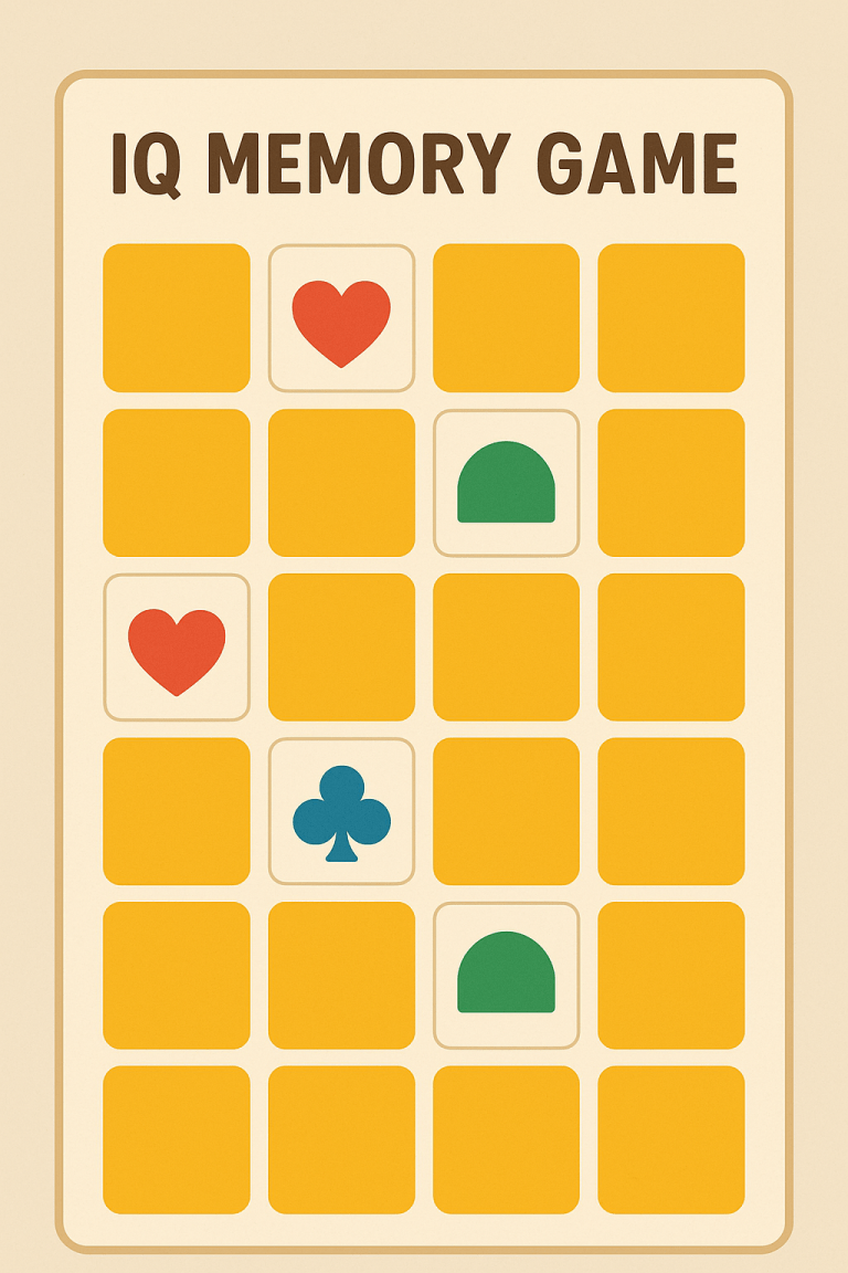 Play the Ultimate IQ Memory Game – Boost Your Brain Power
