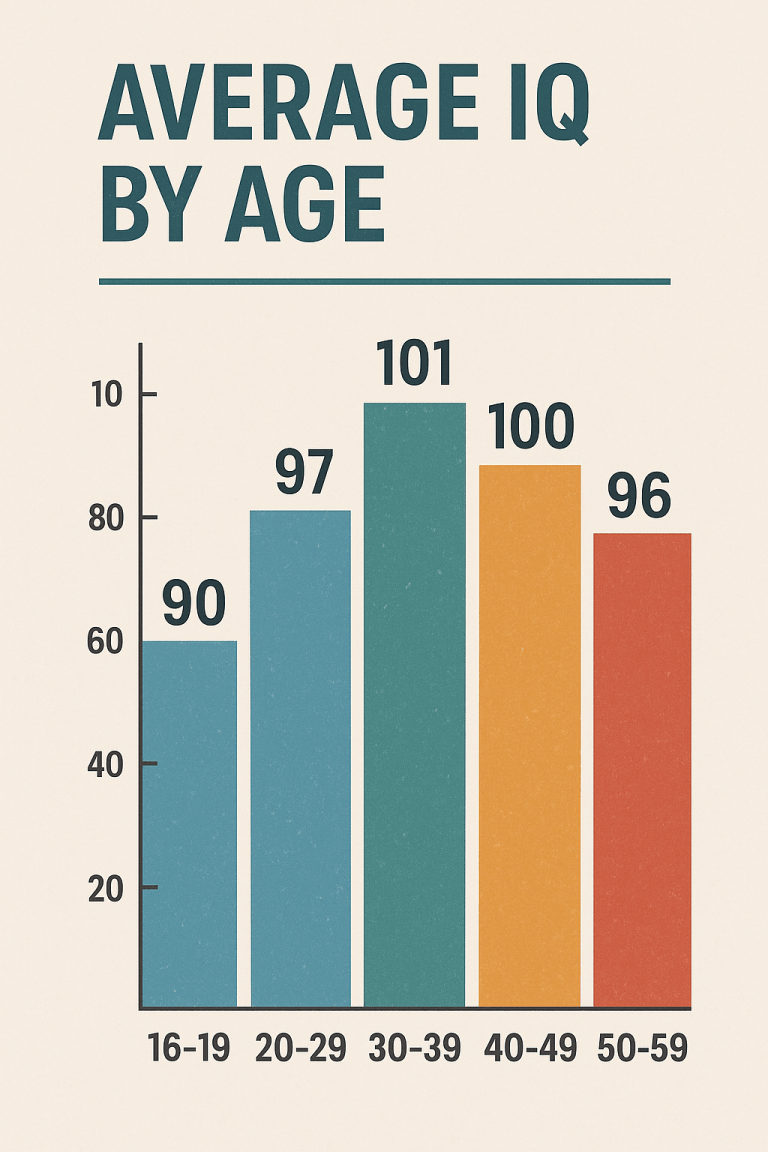 What Is the Average IQ by Age? A Breakdown from Childhood to Adulthood