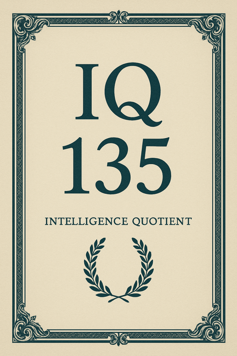 135 IQ: Meaning, Percentile, Traits, and Gifted Intelligence Explained